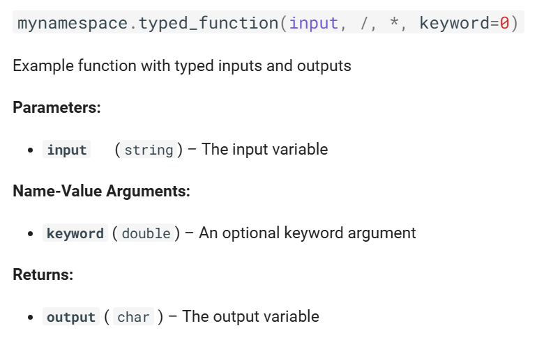 Overview - mkdocstrings-matlab